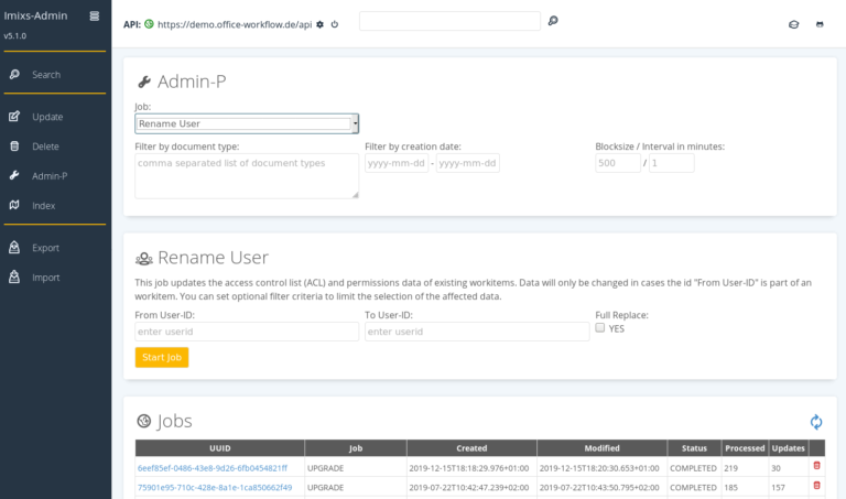 New Imixs-Admin Client V5.1 - IMIXS-WORKFLOW Blog