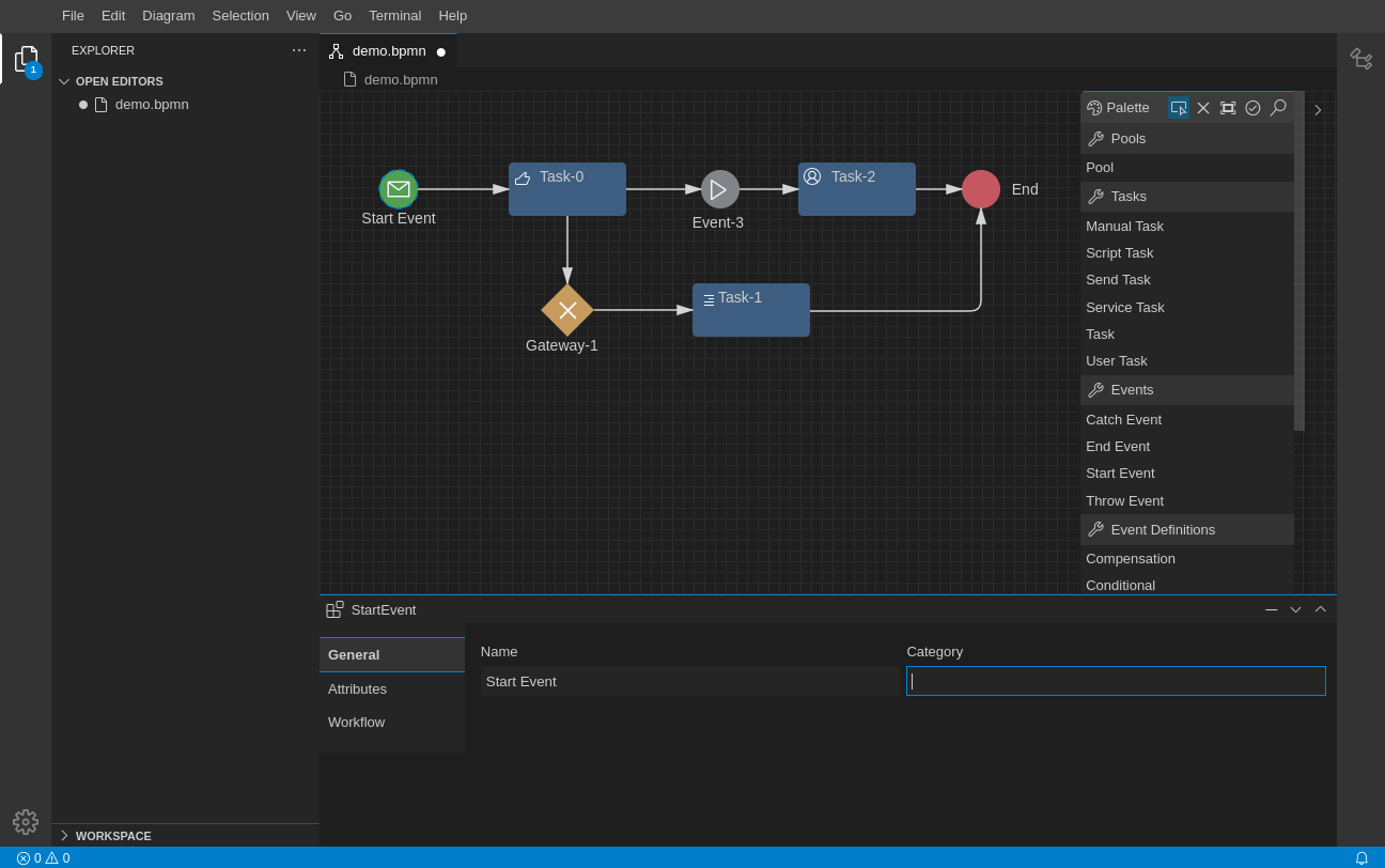 BPMN Modelling with Eclipse GLSP - IMIXS-WORKFLOW Blog